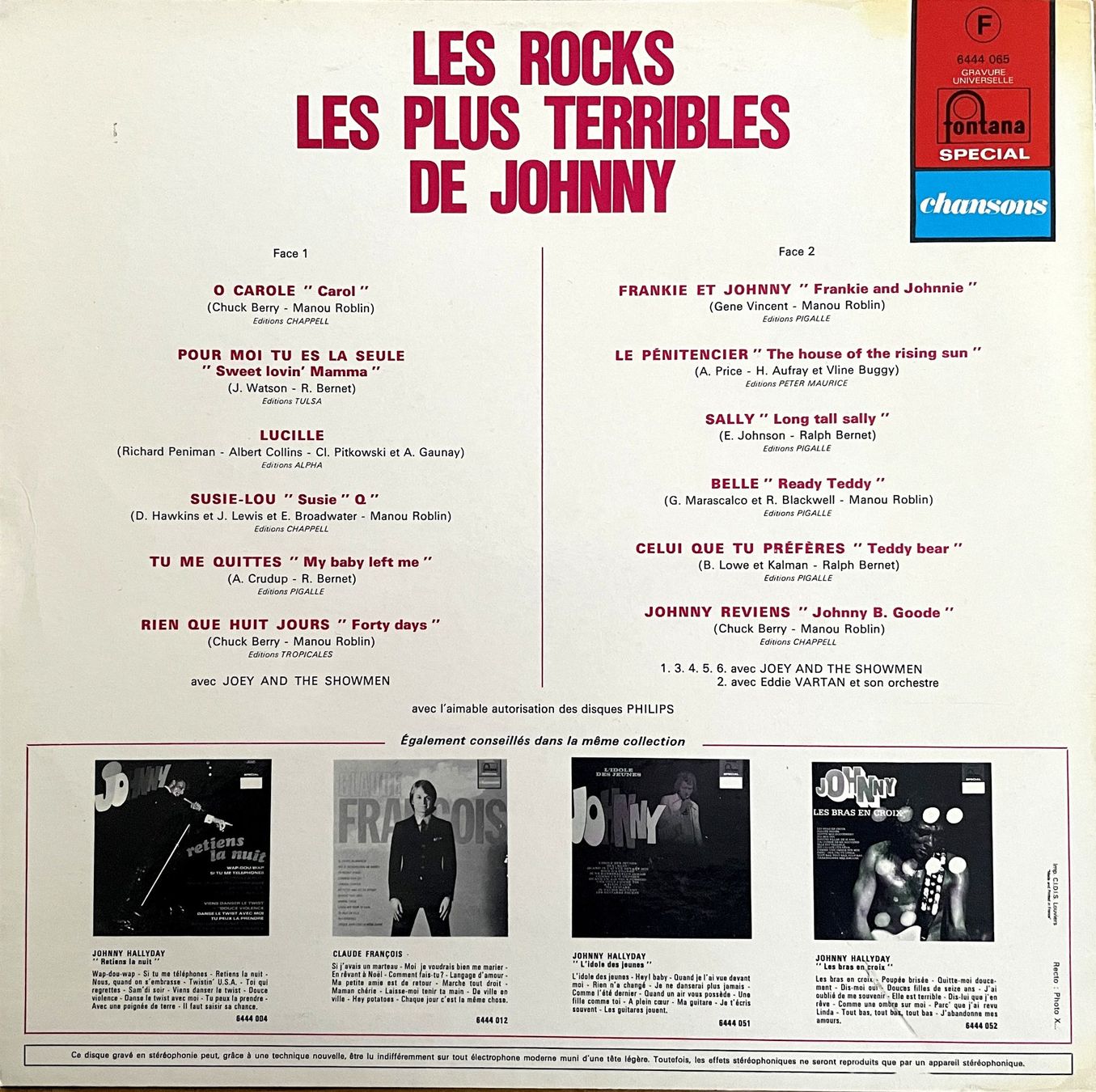 Johnny Hallyday - Les rocks les plus terribles (Gebraucht) in Savagnier ...