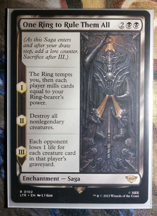 One Ring to Rule Them all - mtg lord of the ring (Neu (gemäss Beschreibung)) in Cugnasco für CHF ...