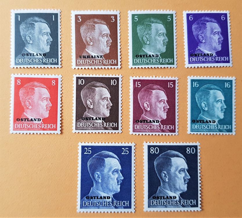 1939 Deutsches Reich Ostland Hitler Porträt (Neu (gemäss Beschreibung ...