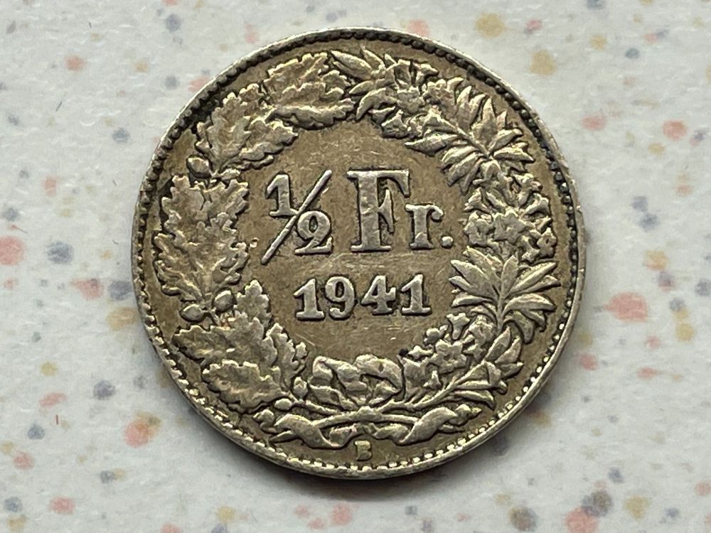 1941 50 Rappen sehr selten !!! (Gebraucht) in Winterthur für CHF 1.9 – mit Lieferung auf Ricardo ...