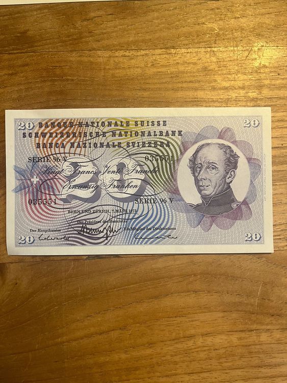 CH Banknoten 5. Serie (Neu und originalverpackt) in Wald ZH für CHF 85 ...