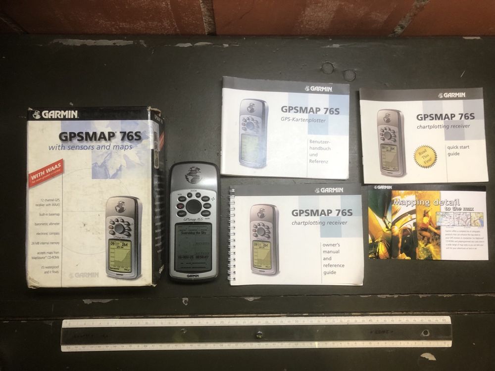 Schweizer Armee Garmin GPSMAP 76S Wanderkarte GPS Karte (Gebraucht) in ...