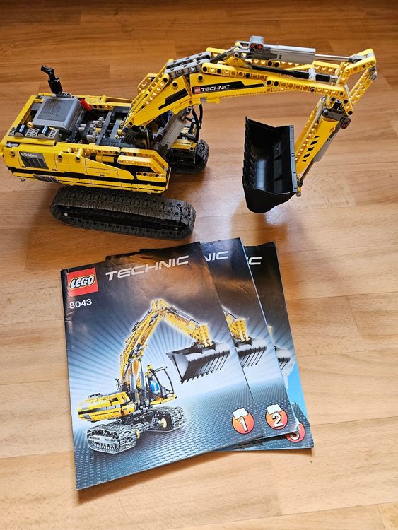Lego Technic Motorisierter Raupenbagger, Modell 8043 | Kaufen auf Ricardo