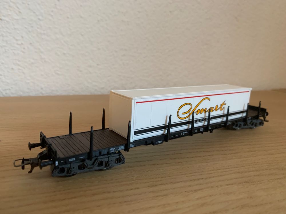 Fleischmann 5286 Rungenwagen / Flachwagen inkl. OVP (Gebraucht) in ...