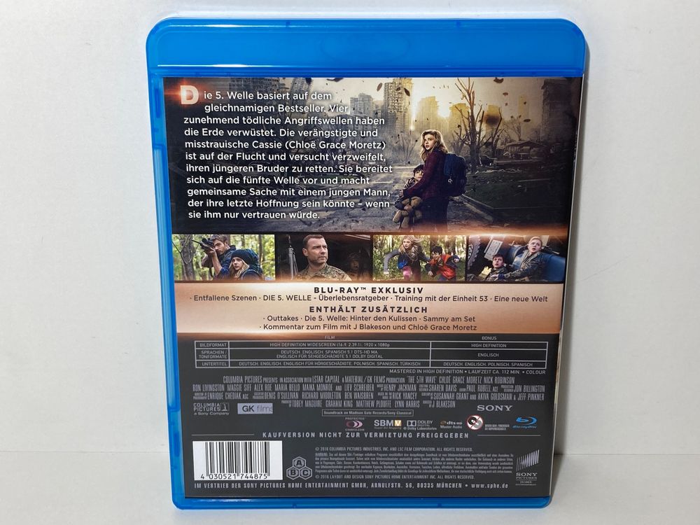Die 5. Welle Blu Ray (Gebraucht) in Wilderswil für CHF 3.9 – mit Lieferung auf Ricardo kaufen