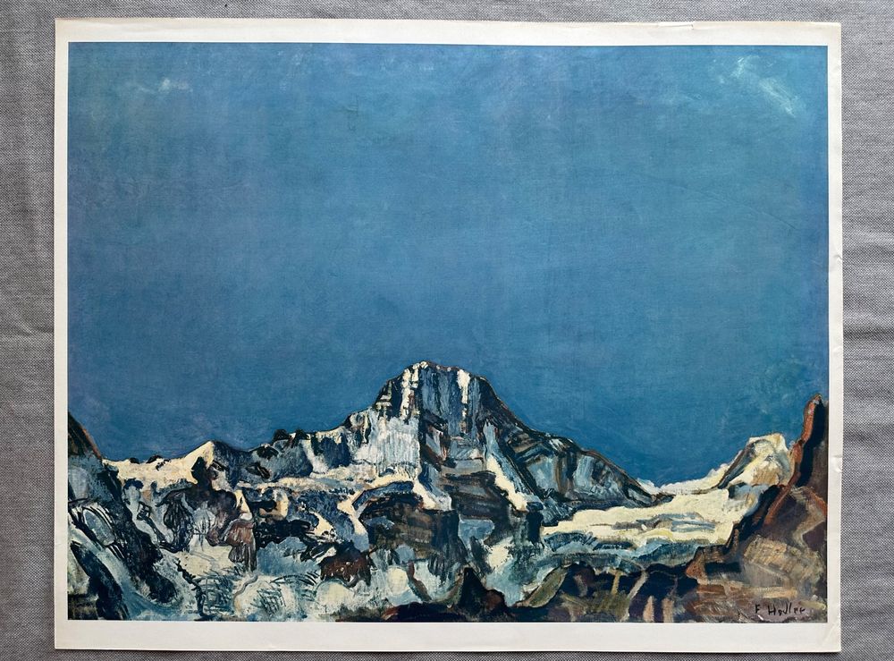 Kunstdruck 1960 Ferdinand Hodler Breithorn | Kaufen auf Ricardo
