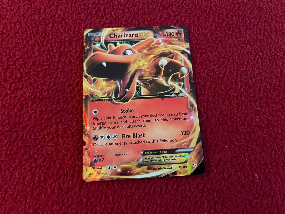 Pokémon FLASHFIRE - Charizard EX 11/106 - EN (Neu (gemäss Beschreibung ...