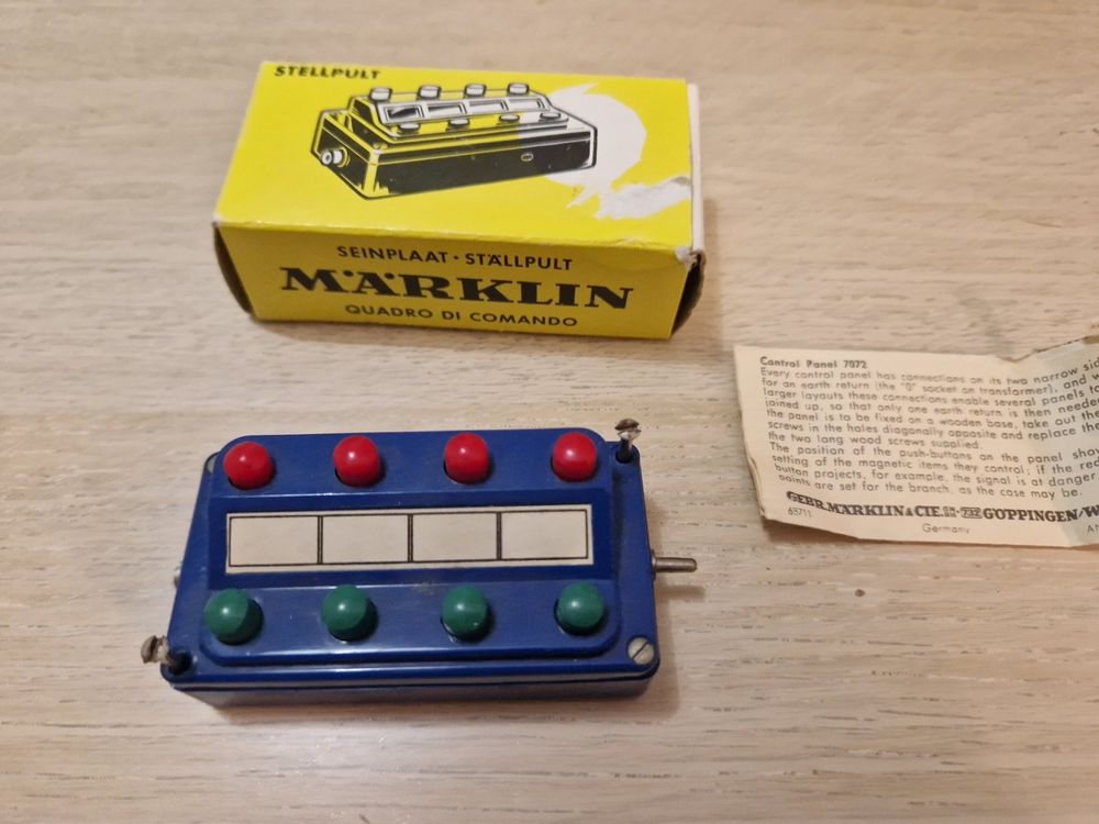 Märklin 7072 Stellpult (4) | Kaufen auf Ricardo