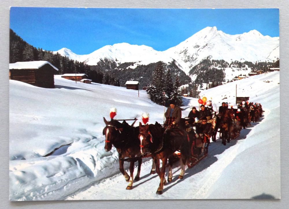 Davos - Schlittenfahrt ins Dischmatal | Kaufen auf Ricardo