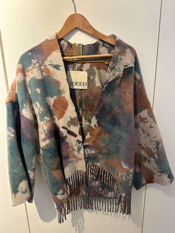 ODEEH Kuschelige Fransen Jacke, Grösse S (Gebraucht) in Uetikon am See ...