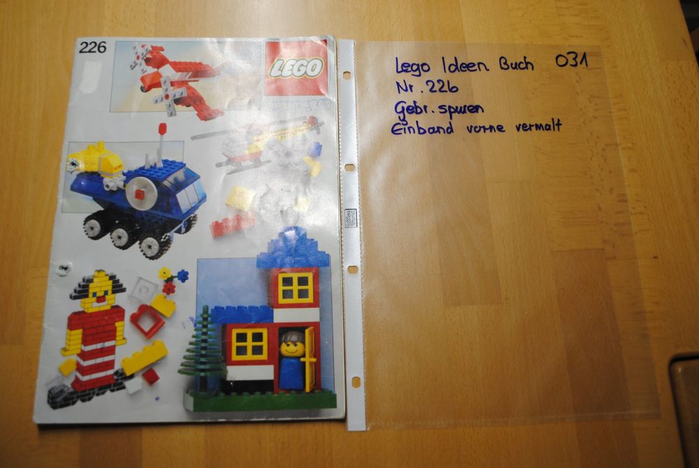 Lego BA 226 alte Bauanleitung - Ideenbuch / (031) (Gebraucht) in St ...