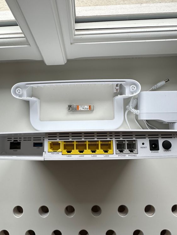 Zyxel AX7501-B1 10G Fiber Router, WiFi6 inkl. SFP+ Optik (Neu (gemäss ...