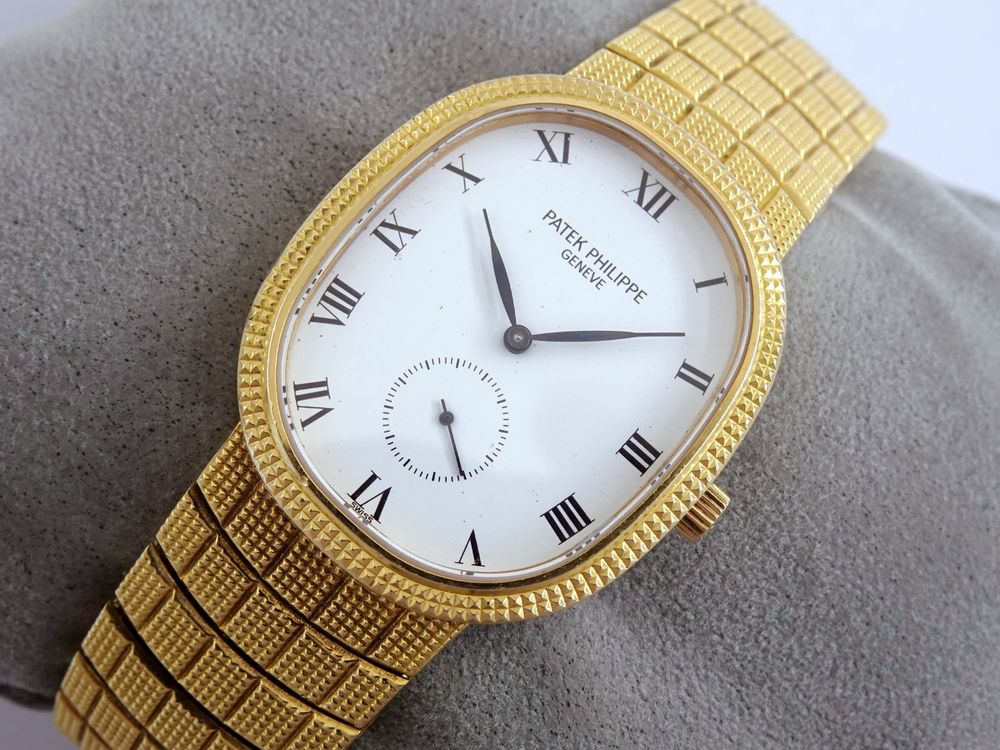 PATEK PHILIPPE ELLIPSE 1980ER 18K REF. 3987/10 HANDAUFZUG (Gebraucht ...