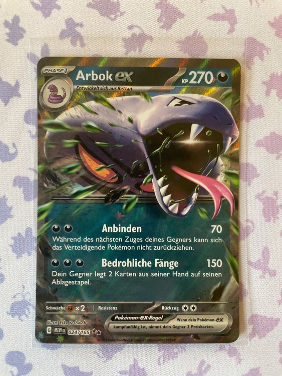 Arbok ex 024/165 - Pokemon 151 DE | Kaufen auf Ricardo