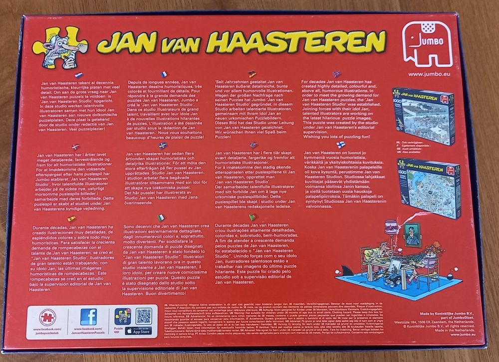 *JUMBO - 1000 COMIC - PUZZLE - JAN VAN HAASTEREN* - SCHIFFE | Kaufen ...