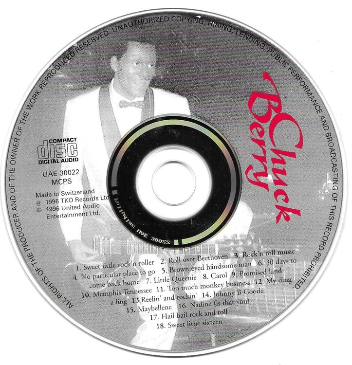CHUCK BERRY - PICTURE DISC | Kaufen auf Ricardo