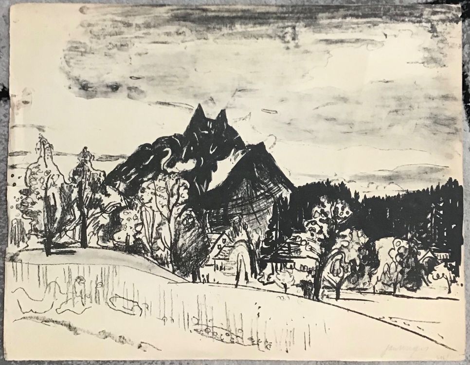 Jan WIEGERS Original Litho Handsigniert (Gebraucht) in Hochdorf für CHF 65 – mit Lieferung auf ...