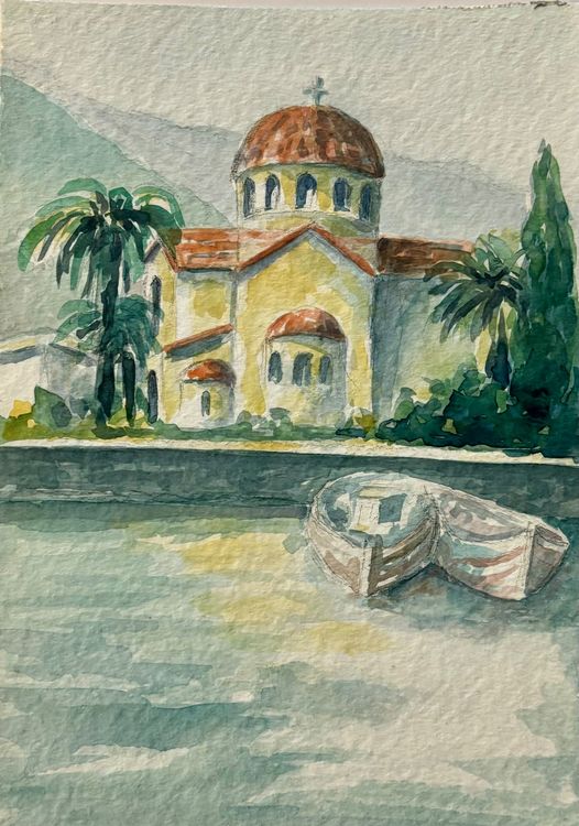 Susanne Dittus, Aquarell - Kirche im Süden (Gebraucht) in Frauenfeld für CHF 16 – mit Lieferung ...