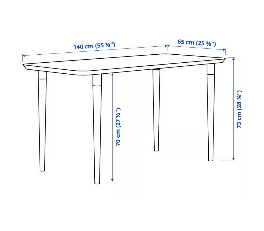 Desk and drawers IKEA HILVER + ANFALLARE + ALEX / Schreibtis (Gebraucht ...
