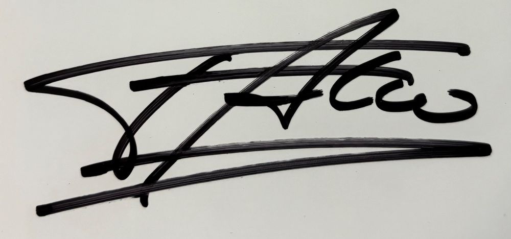 Autogramm von Falco, österr. Musik-Ikone, 1980er Jahre (Gebraucht) in ...