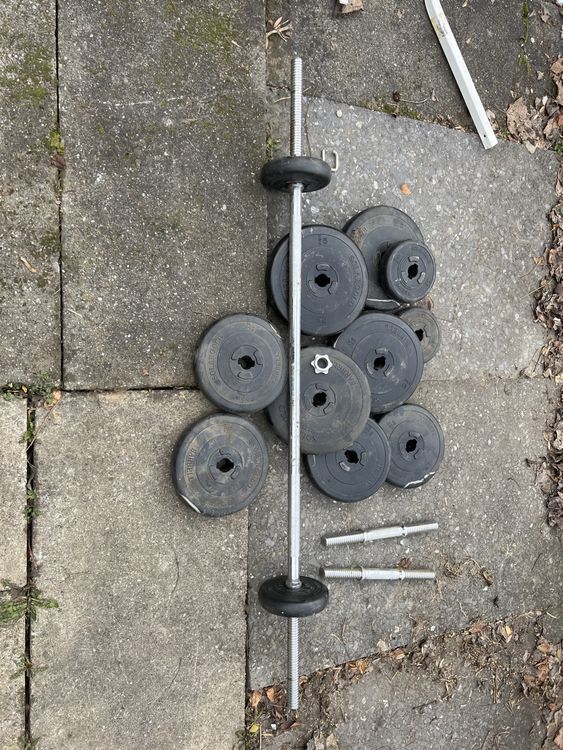 Hantel-Set zu verkaufen - Ideal fürs Home-Gym! 💪🏋️‍♀️ (50) (Gebraucht ...