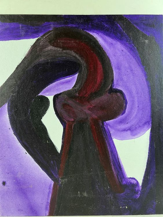 Abstrakte Gemälde verso signiert (Gebraucht) in Neuhausen am Rheinfall für CHF 5 – mit Lieferung ...