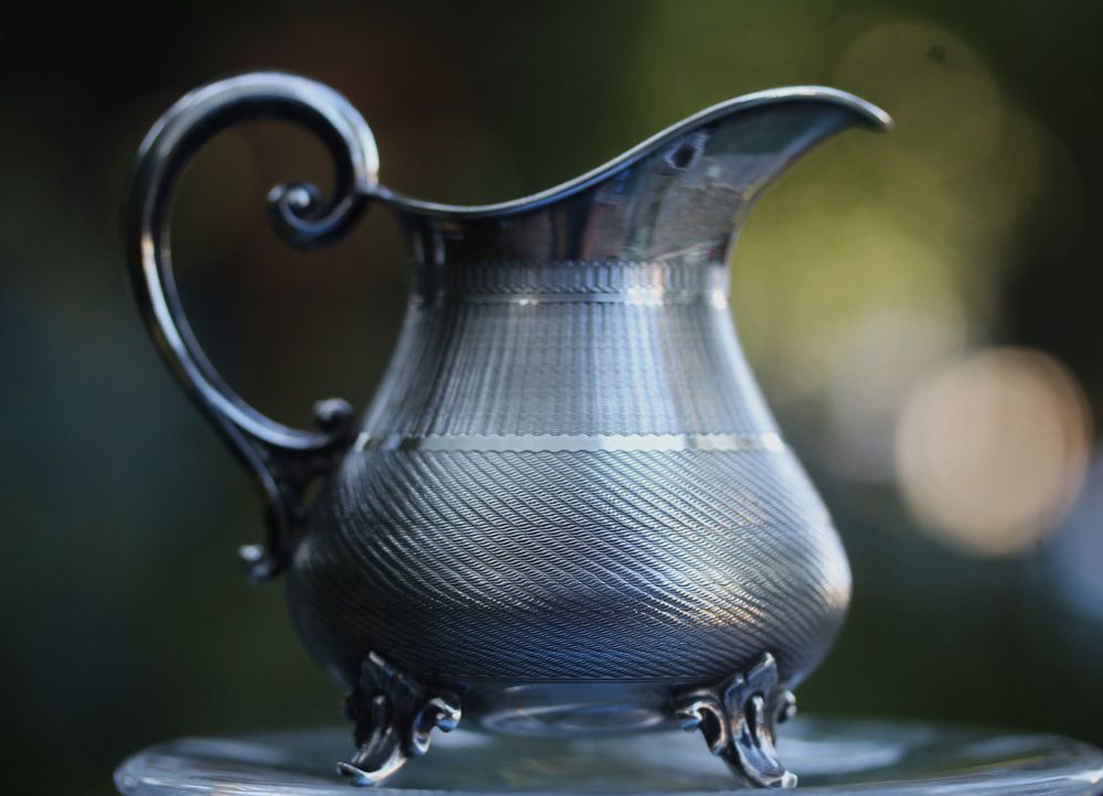 CREMIER RAHM/MILCH SILBER 800 VITRINENOBJEKT KAFFEE (Gebraucht) in ...