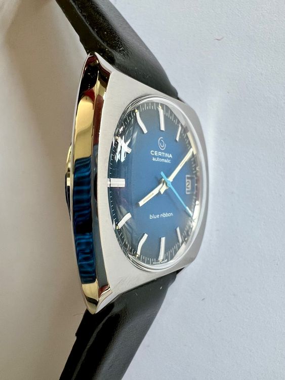 Sammlerstück: CERTINA blue ribbon aus den 1970er Jahren | Kaufen auf Ricardo