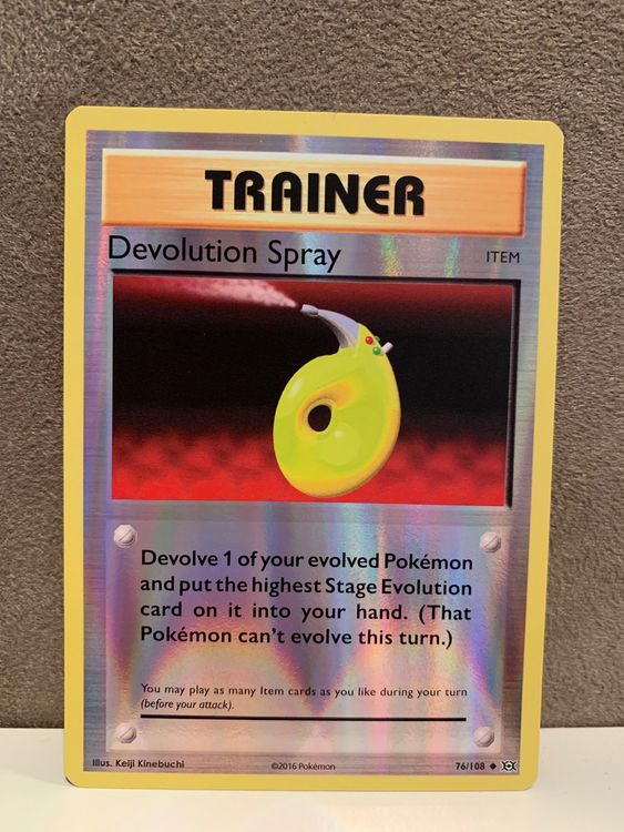 Pokemon Devolution Spray Reverse Holo Evolutions ENG 76/108 | Kaufen ...