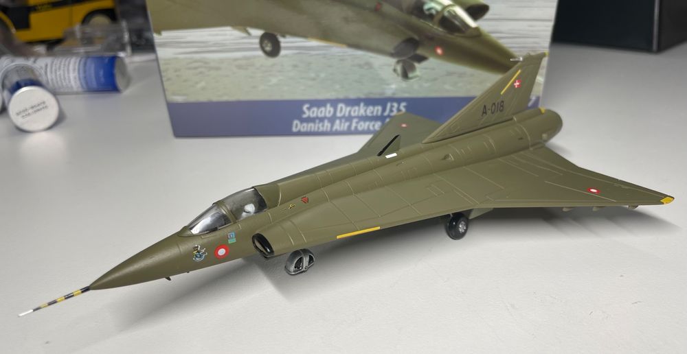 Saab Draken Danish Air Force Metallmodell 1/72 (Neu und ...