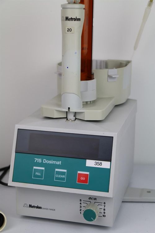 Metrohm 715 Dosimat mit Wechseleinheit (Gebraucht) in Hölstein für CHF ...