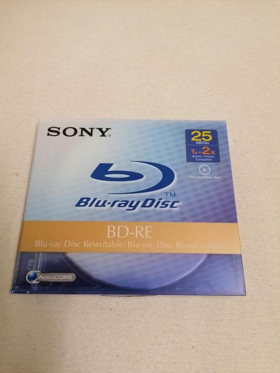 SONY BD-RE Blu-ray Disk (Neu und originalverpackt) in für CHF 4.9 – mit ...