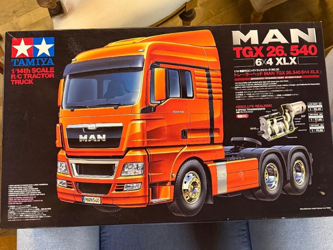 Tamiya MAN TGX 26.540 6x4 XLX Bausatz 1:14 - Neu (Neu (gemäss ...
