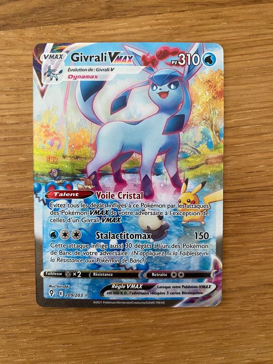 Pokémon Évolution Céleste Givrali Vmax Alternative | Kaufen auf Ricardo