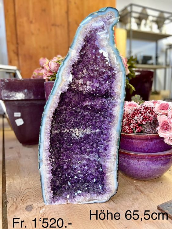 Geode Amethyst Höhe 65.5cm (Neu (gemäss Beschreibung)) in Brugg für CHF 1520 – nur Abholung auf ...