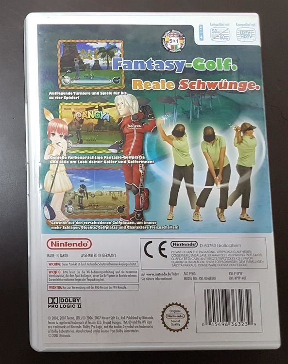 Pangya Golf With Style Wii (Gebraucht) in Schüpfheim für CHF 13.8 – mit ...