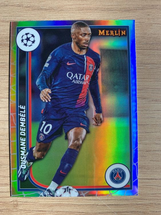 Soccer Ousmane Dembele REFRACTOR Topps Merlin 2024 🔥 (Gebraucht) in ...