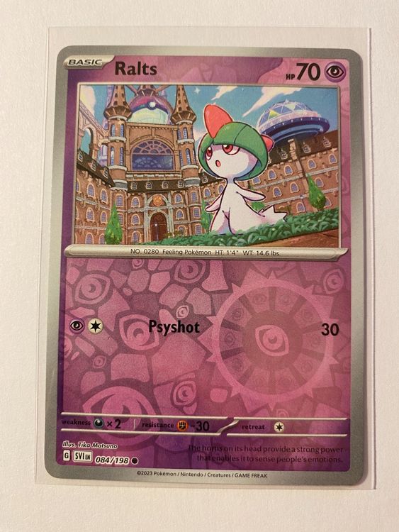 Pokemon Ralts 084/198 Reverse Holo Scarlet & Violet EN (Neu (gemäss ...