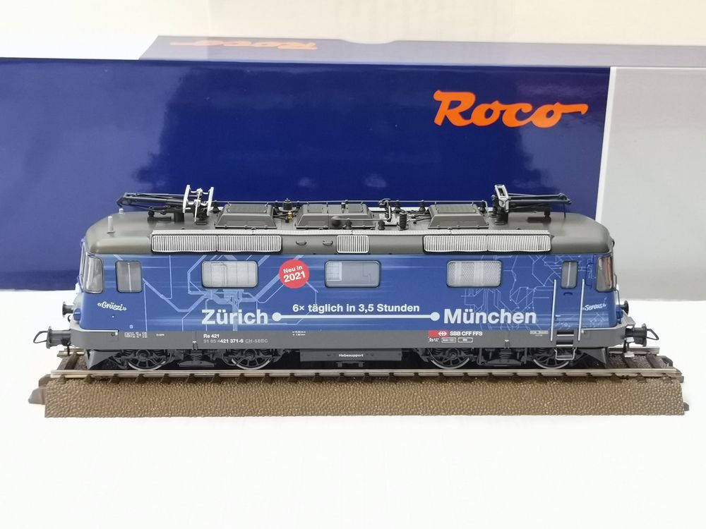 Roco H0 71412 Re 421 Zürich-München (Neu und originalverpackt) in für ...