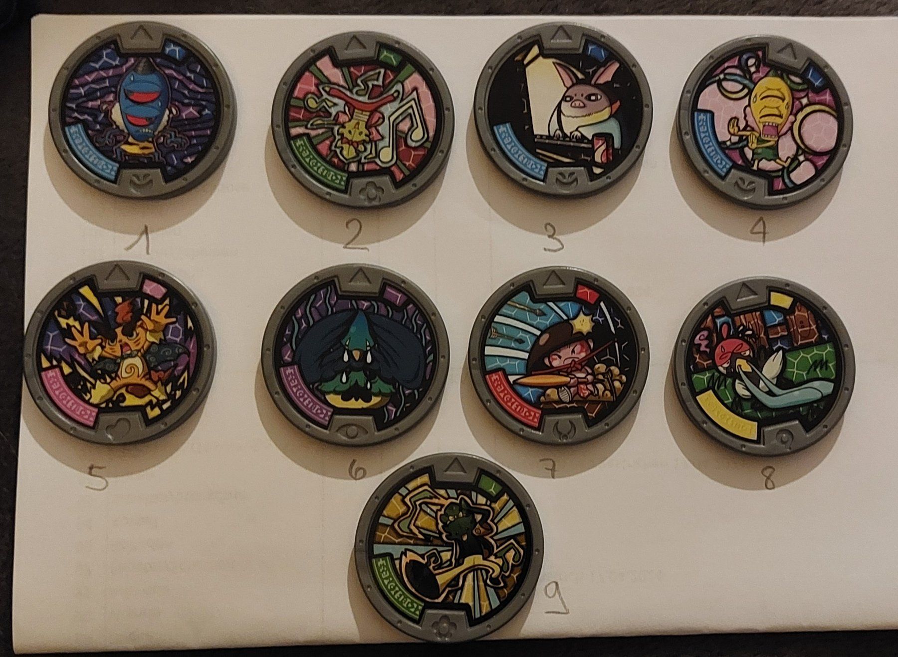 Yo Kai Watch Medaillen
