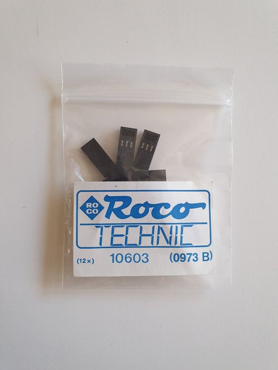 Roco, N° 10603, 12 x 3 poliger Buchsenstecker, HO, neu, OVP (Neu und ...
