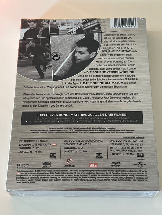 Bourne Trilogie - Die komplette Sammlung (DVD Box, Neu) (Neu und originalverpackt) in Altstätten ...