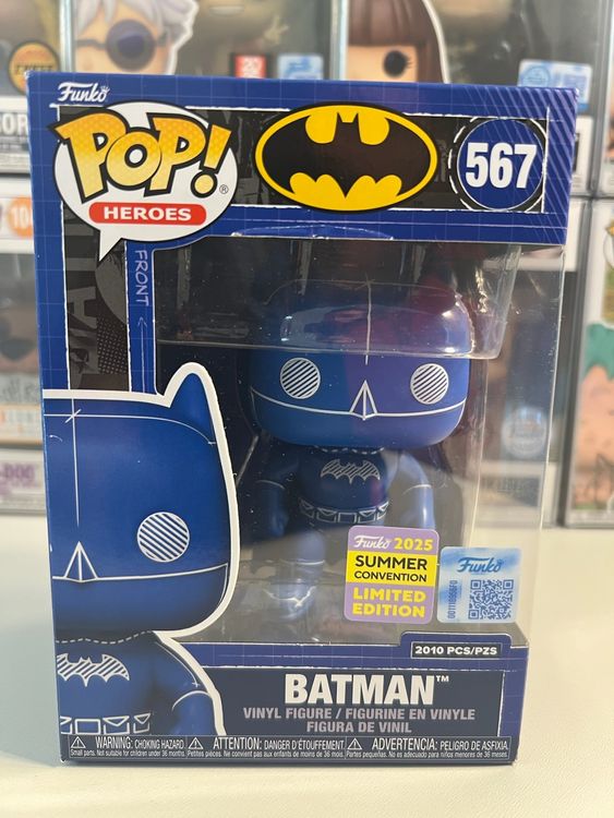 Funko POP! Heroes Batman - Batman (Blueprint Deco Blue) (Neu und ...