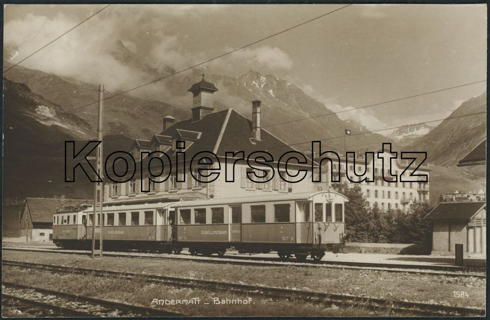 URS Andermatt - Bahnhof - Bahn SchB (Neu (gemäss Beschreibung)) in Schindellegi für CHF 275 ...