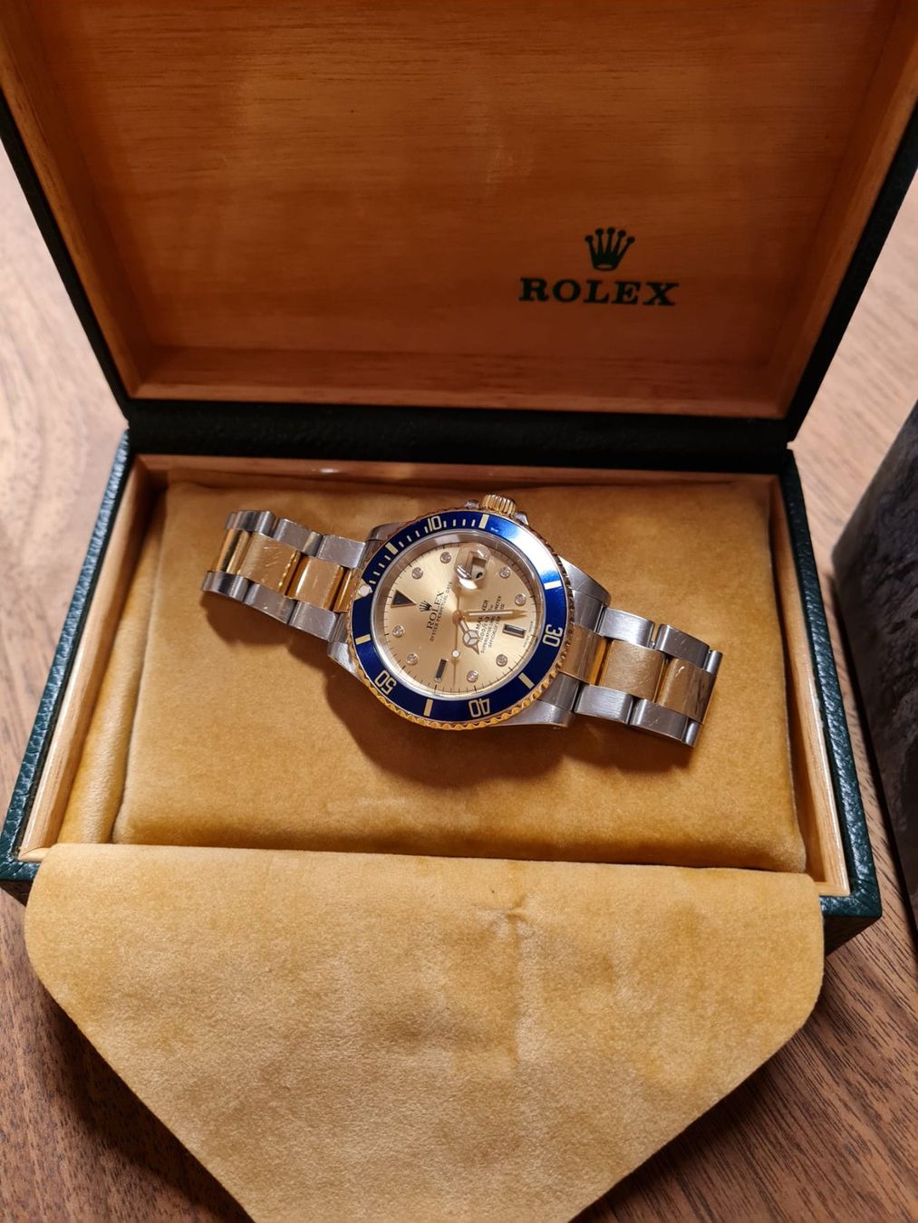Rolex Submariner Date 16613 Sultan / Serti Dial Full Set (Gebraucht) in ...