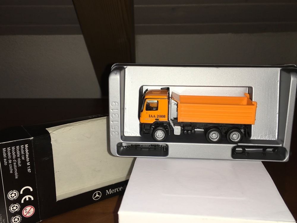 Mercedes-Benz Actros 2632 Kipper 2008 IAA 1:87 H0 Herpa (Neu und ...