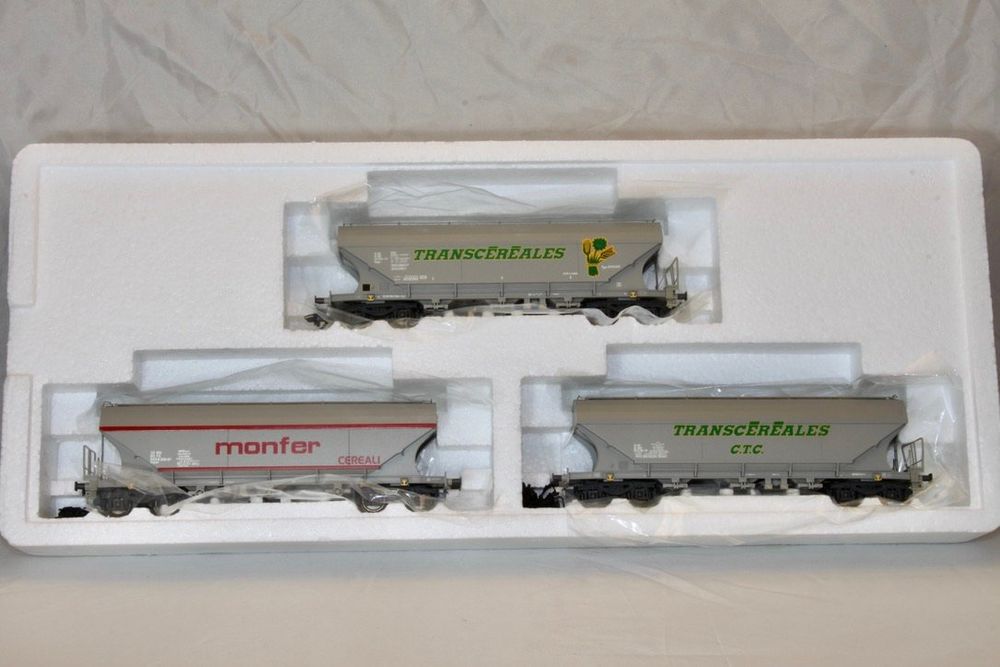 Coffret 3 wagons Silo Céréales Märklin 46321 4 essieux | Acheter sur ...