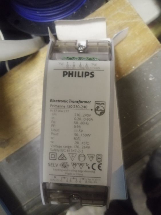 7STÜCK!! PHILIPS 230V/12V, 50-150W, Transformator (Neu und ...