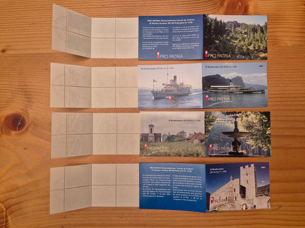 CH-PP Markenheftli alle mit ET-Stempel Zustand gemäss Bilder (Gebraucht ...