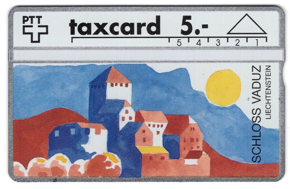 LIBA '92, Schloss Vaduz - seltene Firmen Taxcard (Neu (gemäss Beschreibung)) in Eglisau für CHF ...